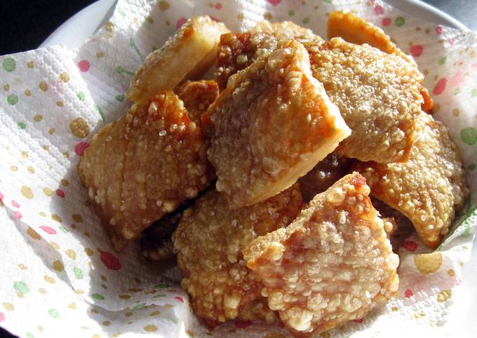 Pork Crackling Chips Recipe by Hiroko Liston - Cookpad