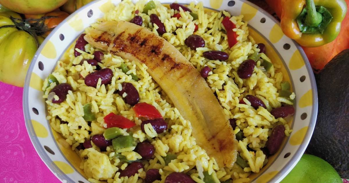 Arroz con plátano frito Receta de Josemi CilantroYHierbabuena- Cookpad