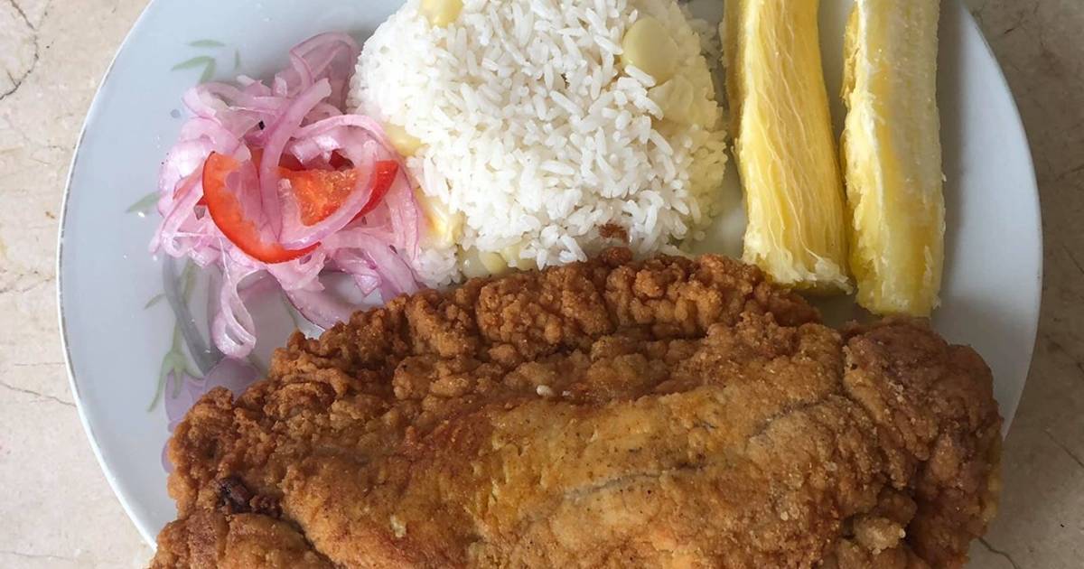 Huevera de Pescado / Harina de Maíz Receta de Ricardo del Aguila- Cookpad
