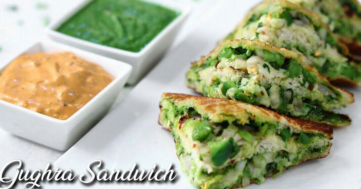 Gughara Sandwich Recipe by Falguni Thakker - Cookpad