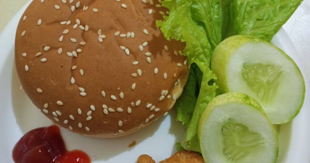 Resep Mozza burger with fish nugget #40 oleh Rizka Aulia - Cookpad