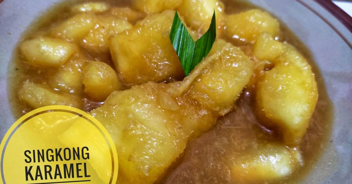64 resep singkong karamel mekar enak dan mudah - Cookpad