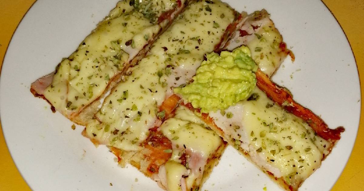 Pizza con palta - 35 recetas caseras- Cookpad