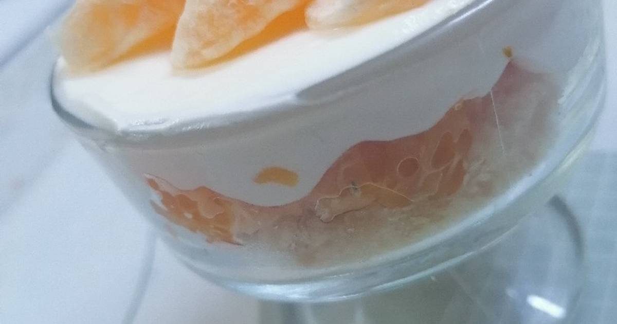 Orange blossom Trifle 🍊 Recipe by Mk Mahwish - Cookpad