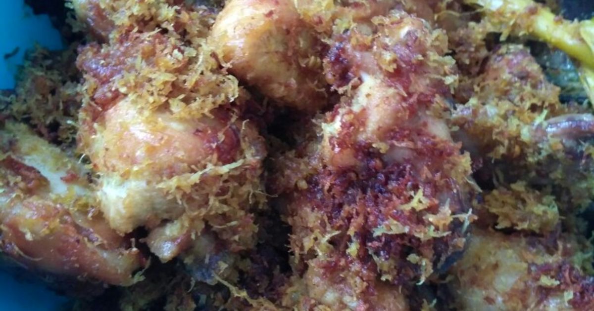 Resep Ayam Serundeng Simple oleh Diandra - Cookpad