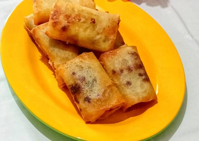 Resep Lumpia Isi Roti Tawar Bakar oleh Fitzaki Kitchen - Cookpad