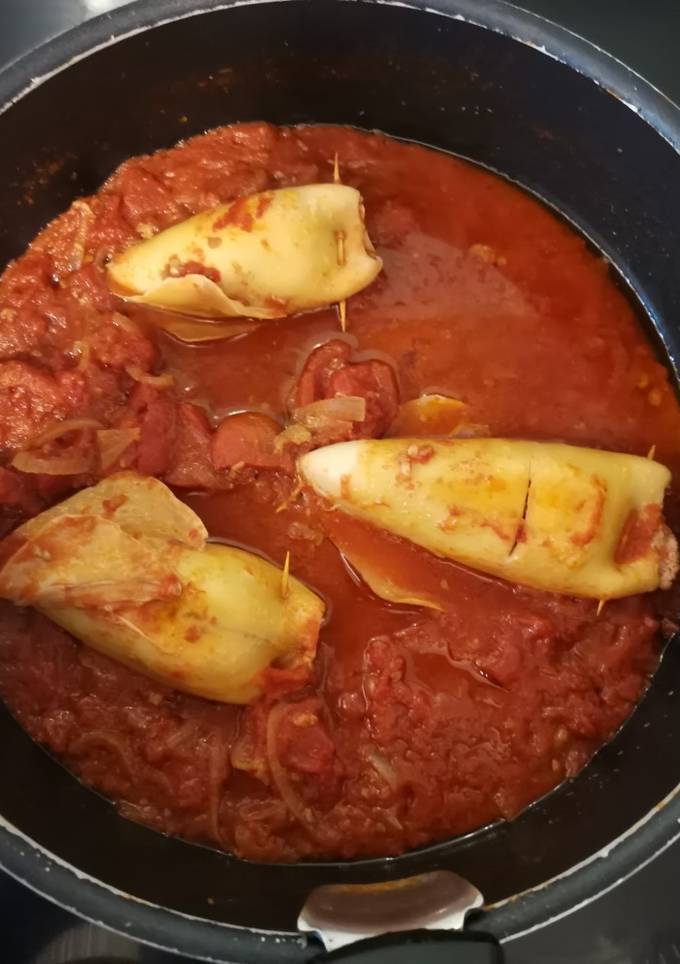 Encornets farcies à la viande de Lucie_passioncuisine - Cookpad