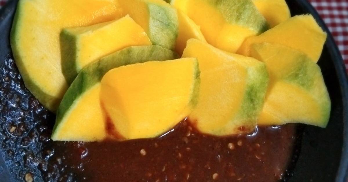 Resep Rujak Mangga Bumbu Terasi oleh Elvia Rosita - Cookpad