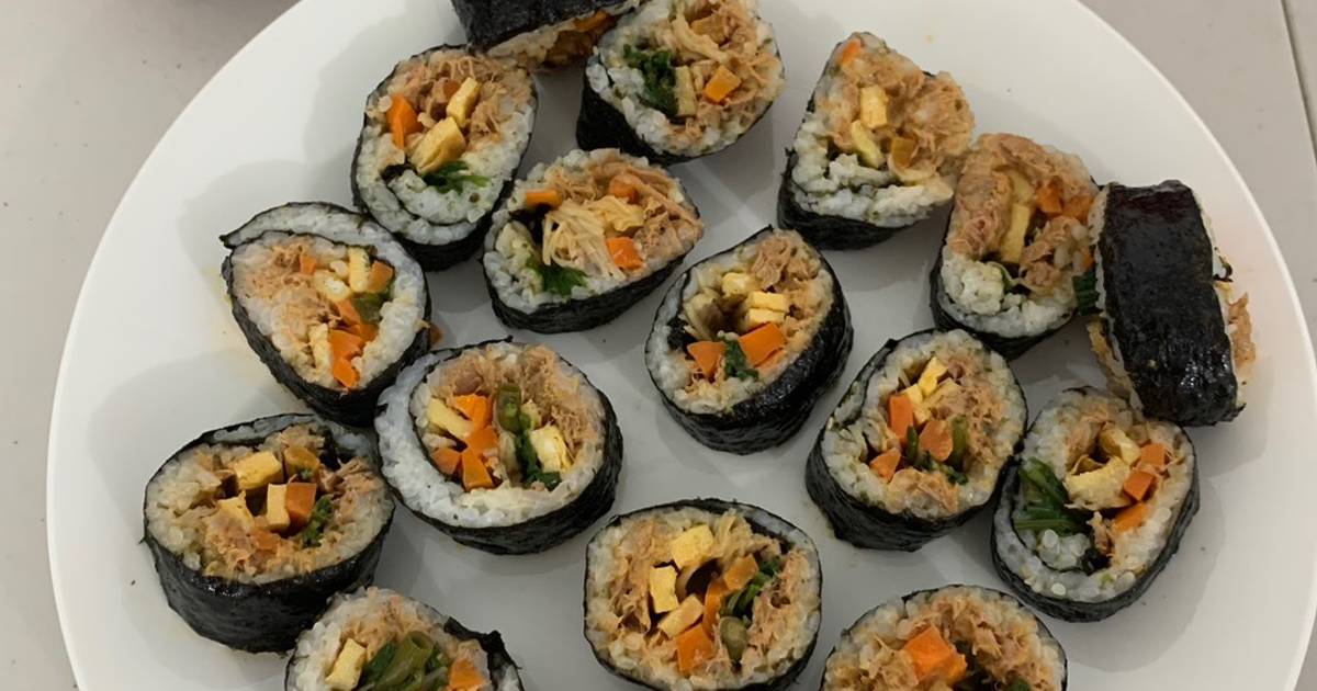 Resep Tuna Mayo Kimbab oleh Nanda Aulia Dina - Cookpad