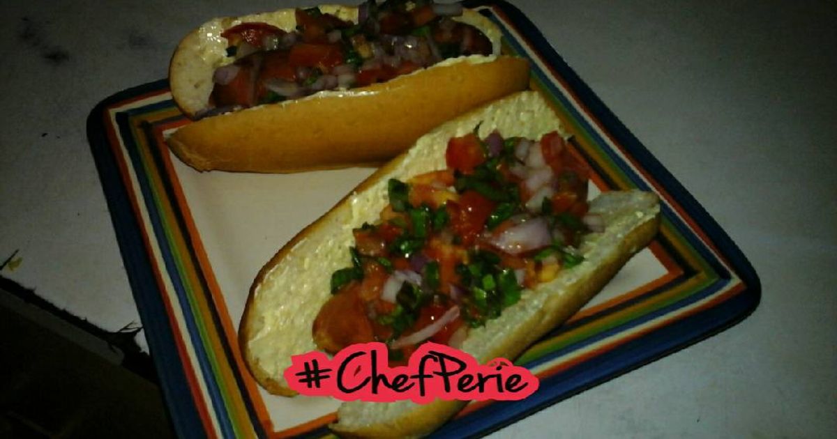 Choripanes Con Pico De Gallo Receta de Jean P Perié - Cookpad