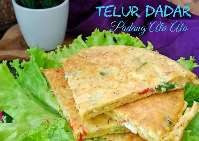 Resep Telur Dadar Padang Ala ala oleh DEWI SARASWATI - Cookpad