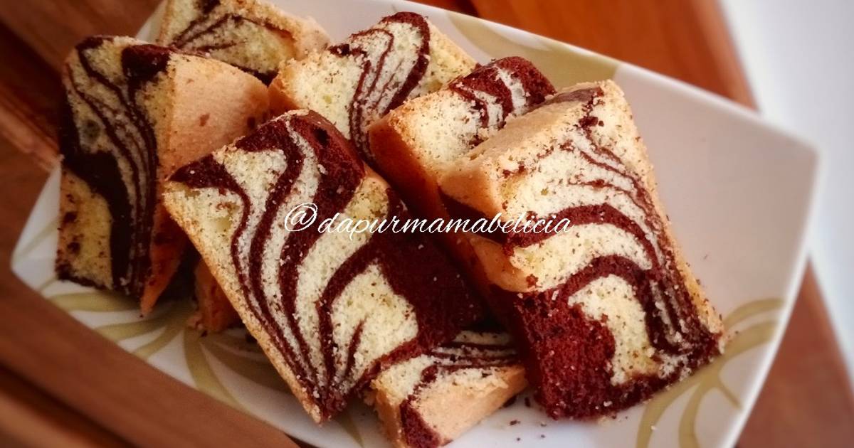Resep Marmer Cake oleh Marta Ananta - Cookpad