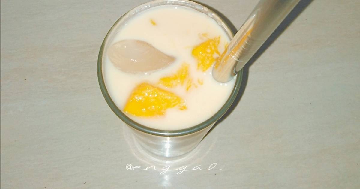 355 resep es mangga jeli susu enak dan mudah - Cookpad
