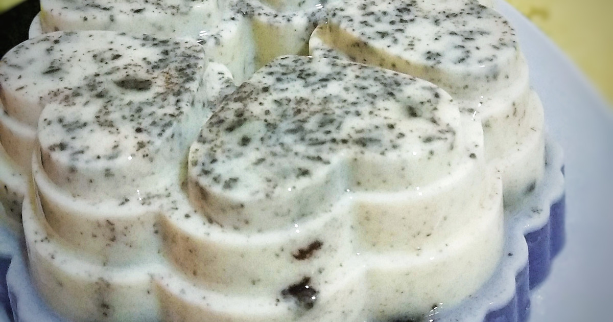 Resep Puding Oreo Taro oleh Meita Adityani - Cookpad