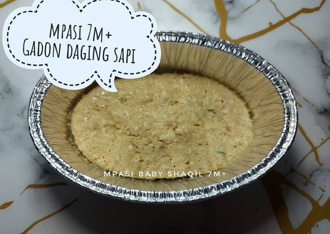 Resep MPASI 7M+ 》Gadon Daging Sapi oleh Febryanti SYD - Cookpad