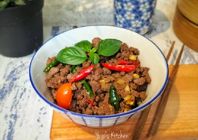Resep Daging Sapi Cincang Masak Tauco oleh Yugi - Cookpad