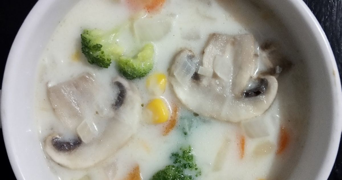 Resep cream soup tanpa rumahan enak dan mudah - Cookpad