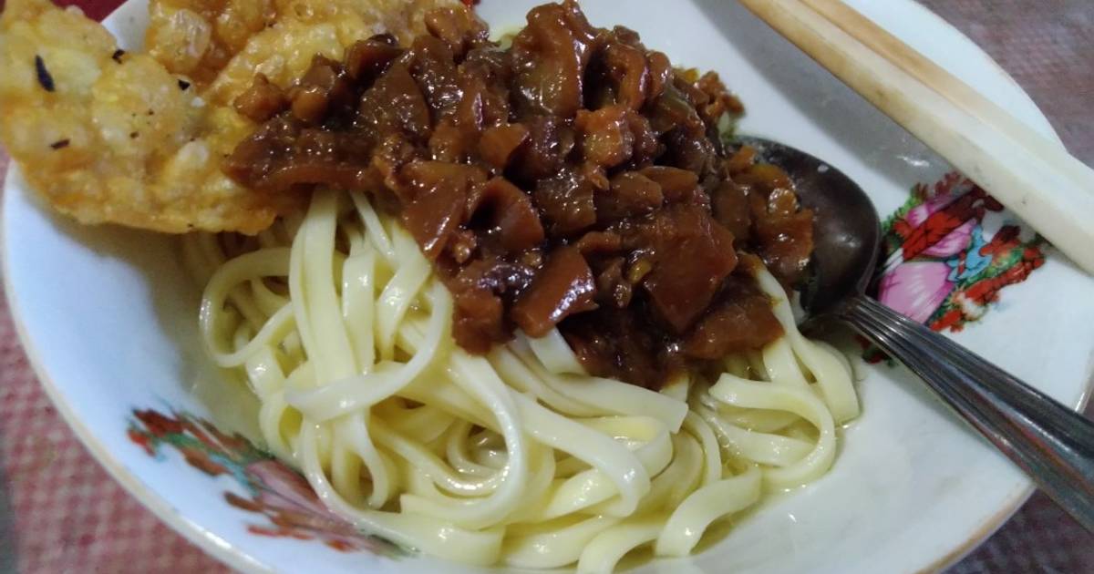 Resep Mie Ayam Jamur oleh Dapur Lintang - Cookpad