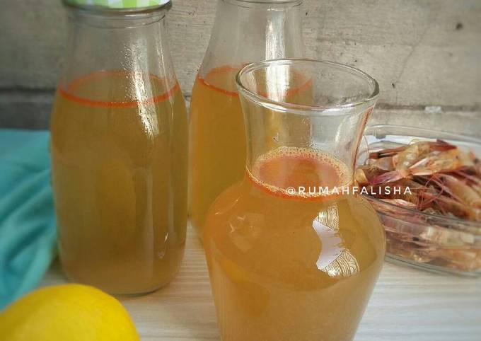 Resep Kaldu Udang Homemade Kaldu Mpasi oleh rumahfalisha - Cookpad