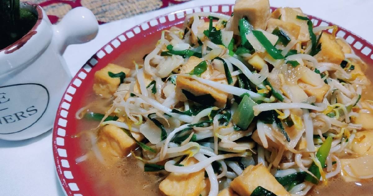 Resep Tumis kucai toge tahu oleh Mami Thea - Cookpad