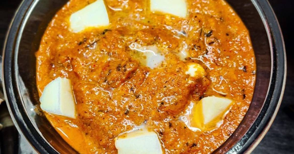 Restaurant Style Cheese Paneer Butter Masala Recipe by Vyanjan By Kshma ...