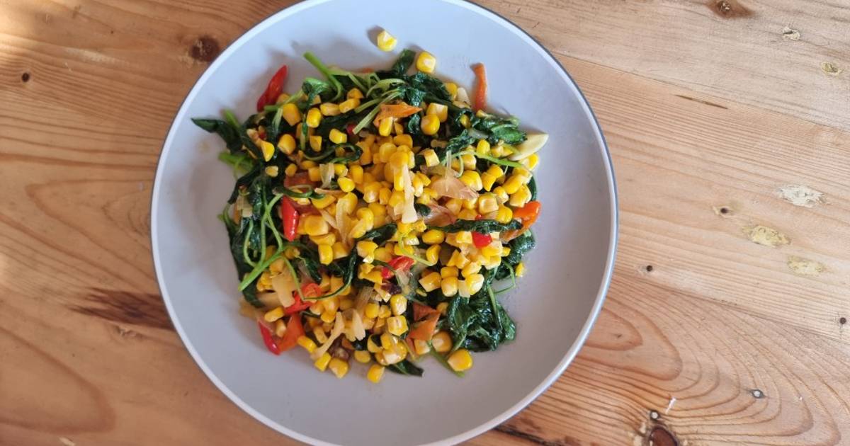 35 resep tumis putren bayam enak dan mudah - Cookpad