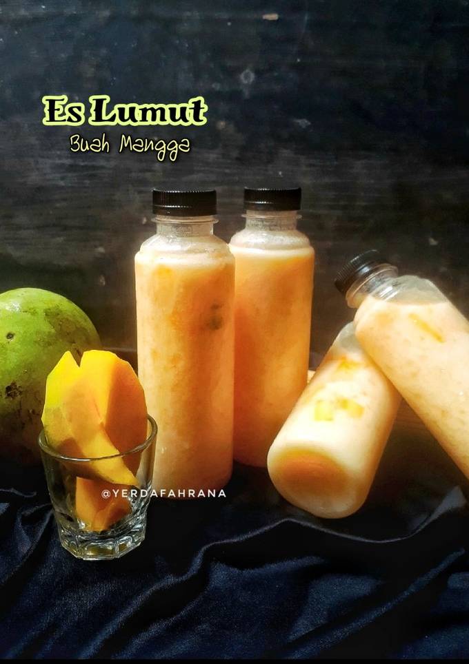 Resep Es Lumut Mangga Creamy 예르다 🥭 oleh Yerda Fahrana 예르다 파흐라나 - Cookpad