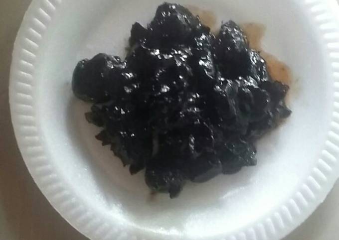 Dulce de pechiche Receta de Tania Meza Vera- Cookpad