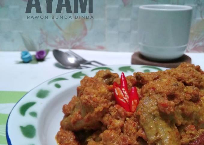 Resep Rendang ayam oleh Pawon Bunda Dinda - Cookpad