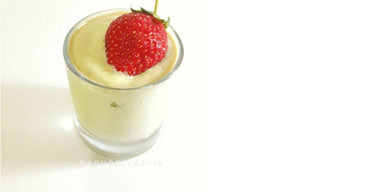 Resep Avocado Strawberry Yoghurt Homemade (Versi Uht & Yoghurt Plain ...