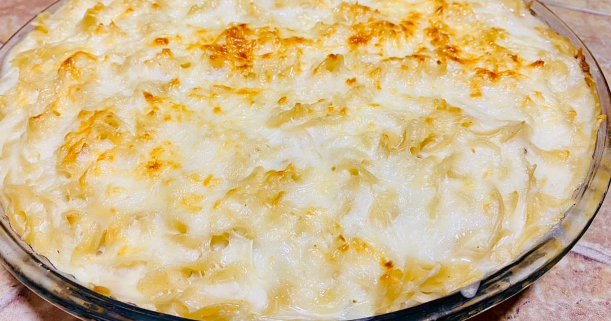 Pastel de pasta 🍝 Receta de Nutri~Veronica Rivas- Cookpad