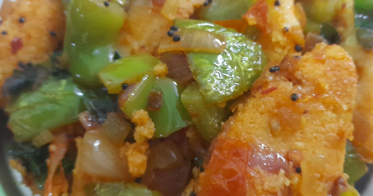 Tawa Spicy Idli Fry Recipe by Shivani - Cookpad