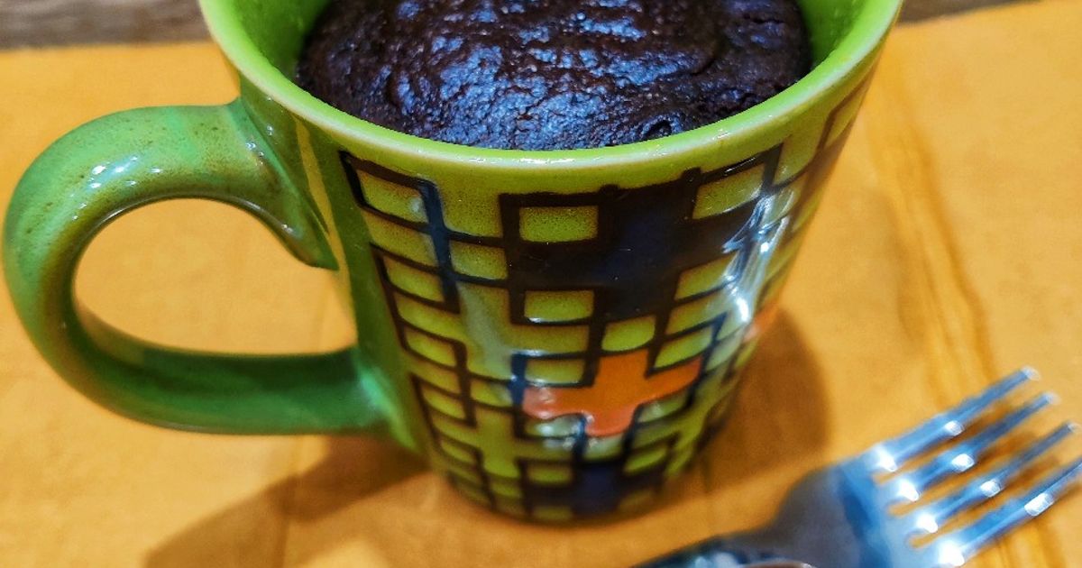 Ragi Chocolate Mug Cake Recipe by Susmita Patnaik - Cookpad