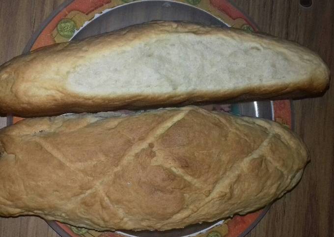 Pan casero con grasa Receta de Shaa Mii- Cookpad