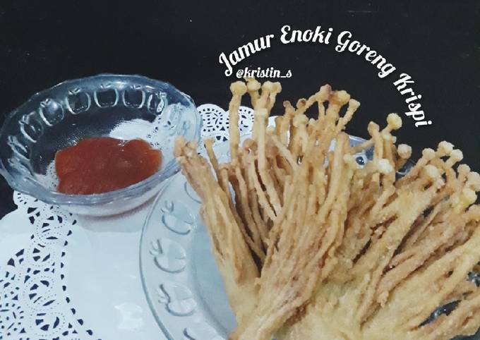 Resep Jamur Enoki Goreng Krispi oleh Kristin Setiawati 🍳 - Cookpad