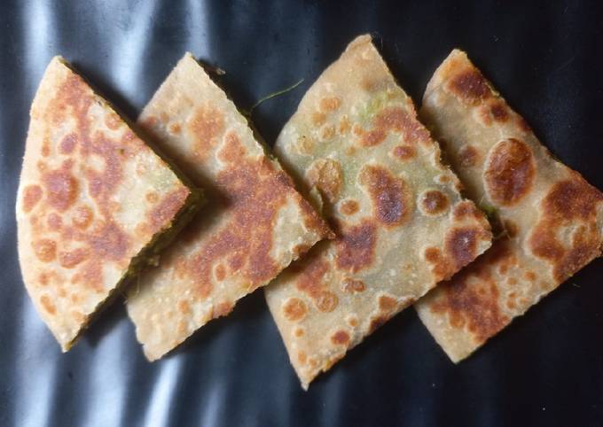 Lilva beans stuffed paratha Recipe by Darshna Rajpara - Cookpad