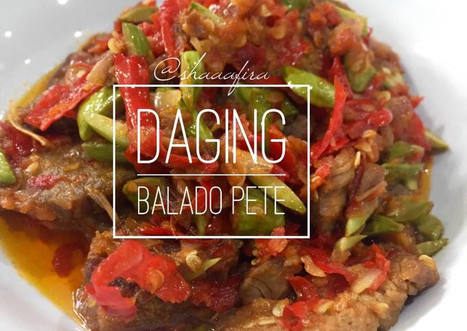 Resep Daging Balado Pete oleh Shafira Anindita - Cookpad