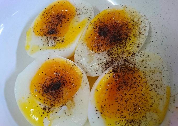 Resep Telur setengah matang perfect oleh elsa christina - Cookpad