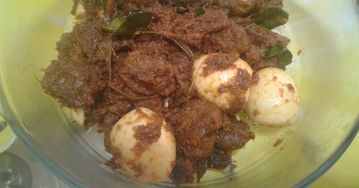 Resep Rendang Sapi Kedua & Telor oleh Denny Lim - Cookpad