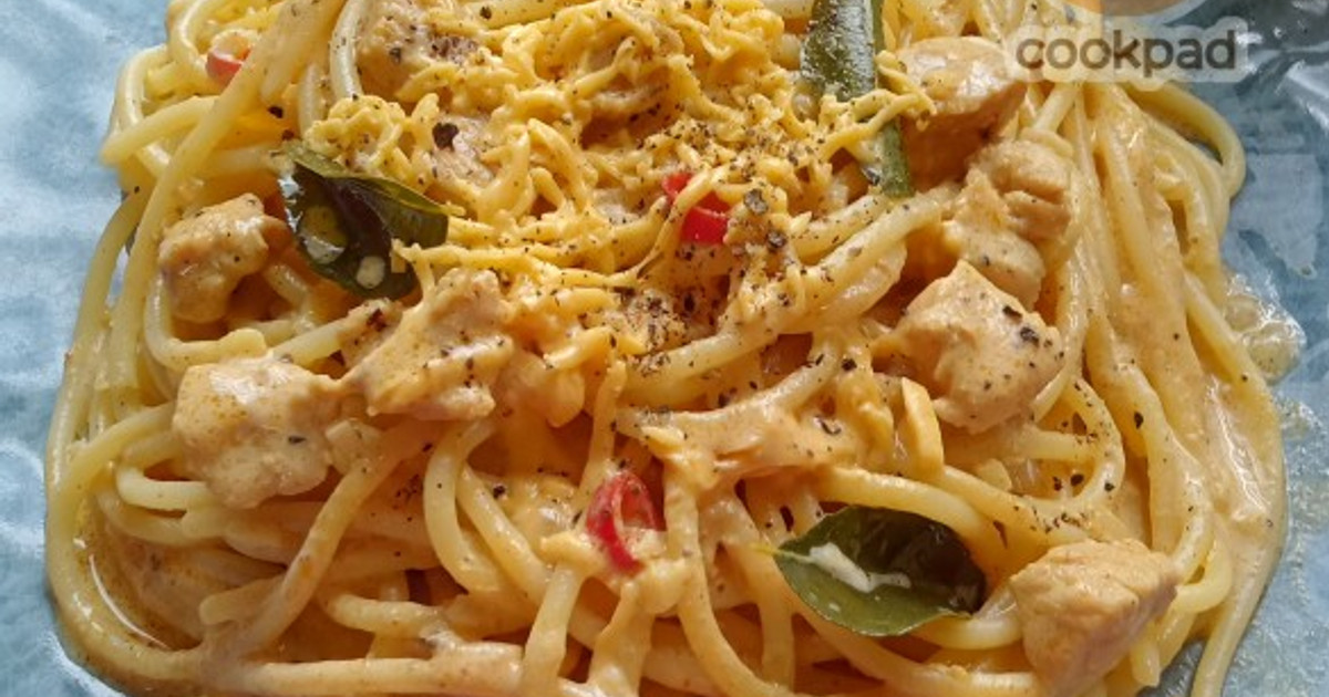 Resipi Spaghetti Buttermilk Spicy Chicken Cheese oleh Nor Al Fatihah ...