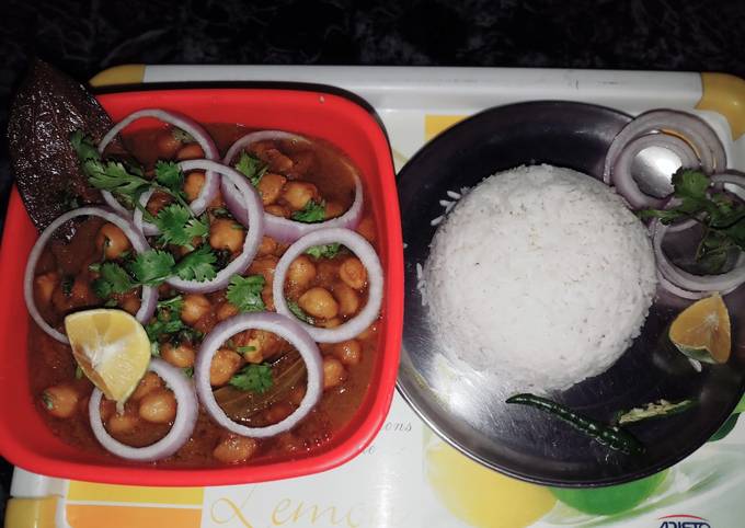 Chole rice Recipe by Neelima Chaudhary - Cookpad