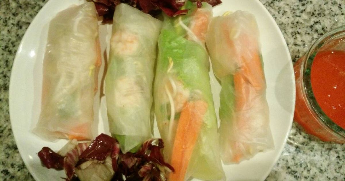 Resep Rice Paper Roll (Vietnamese Fresh Roll) oleh Mama Max - Cookpad
