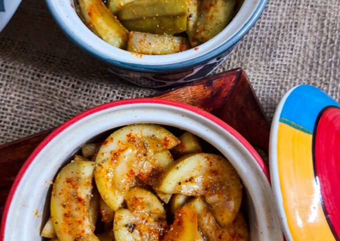 Bottle gourd & Ridge gourd pickle Recipe by renu bhasin - Cookpad