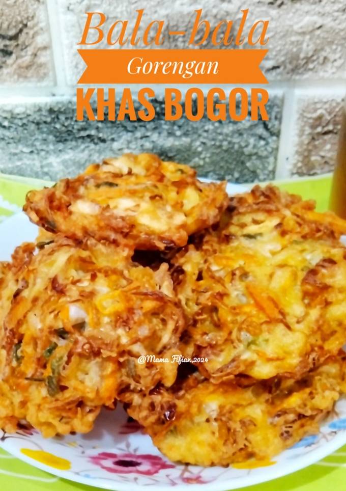 Resep Bala-bala Gorengan Khas Bogor oleh Lanjarsih/Mama Fifian ...