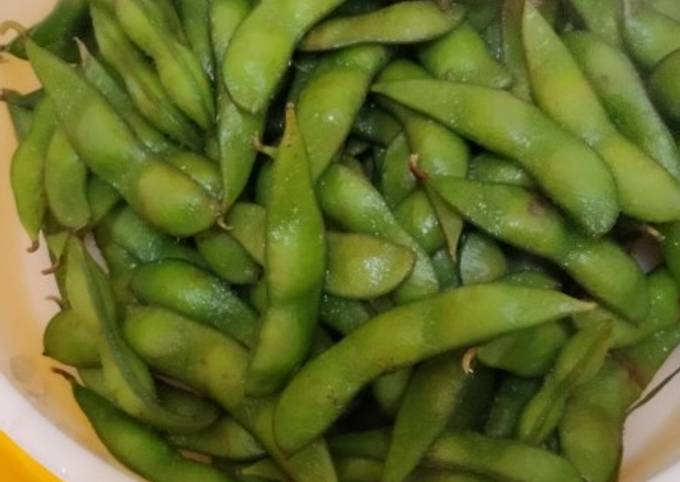 Resep Edamame crunchy rebus oleh hamida - Cookpad