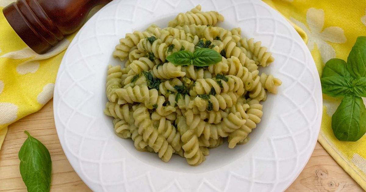 Summer Pasta And Peas With Basil Lemon Oil Recipe By Elodia