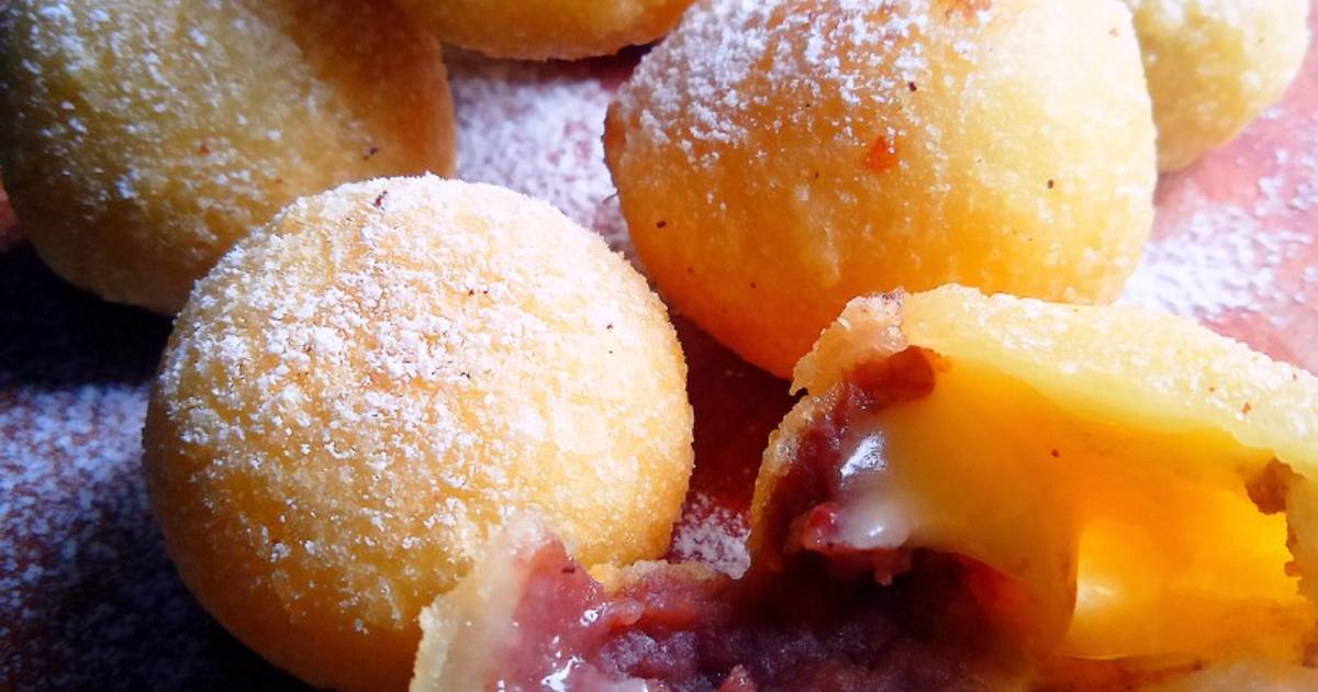 Resep Chapssal ~Korean Glutinous Rice Flour Doughnut (Donat Ketan Korea ...