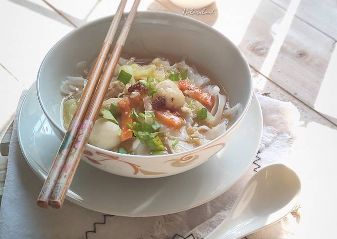 Resipi Kuetiaw Sup Simple oleh Nuharahmat - Cookpad