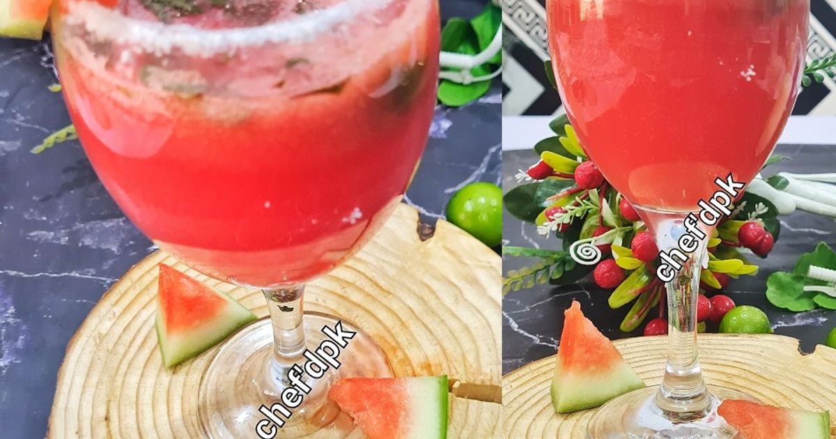 Watermelon Mint Mojito Cocktails Recipe by Da-Princess Kitchen Culinary ...