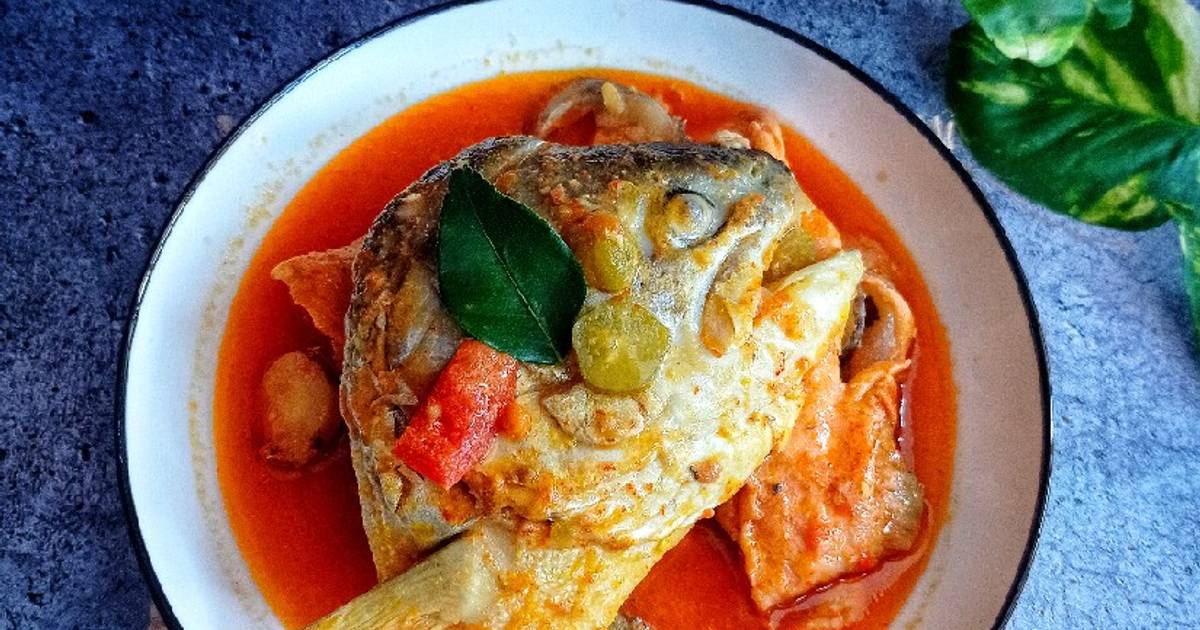 Resep Asam Padeh Kepala Salmon oleh Mama Nia - Cookpad